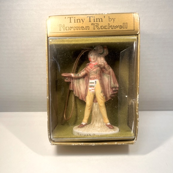 Gorham | Holiday | Norman Rockwell Tiny Tim Ornament By Gorham 979 ...